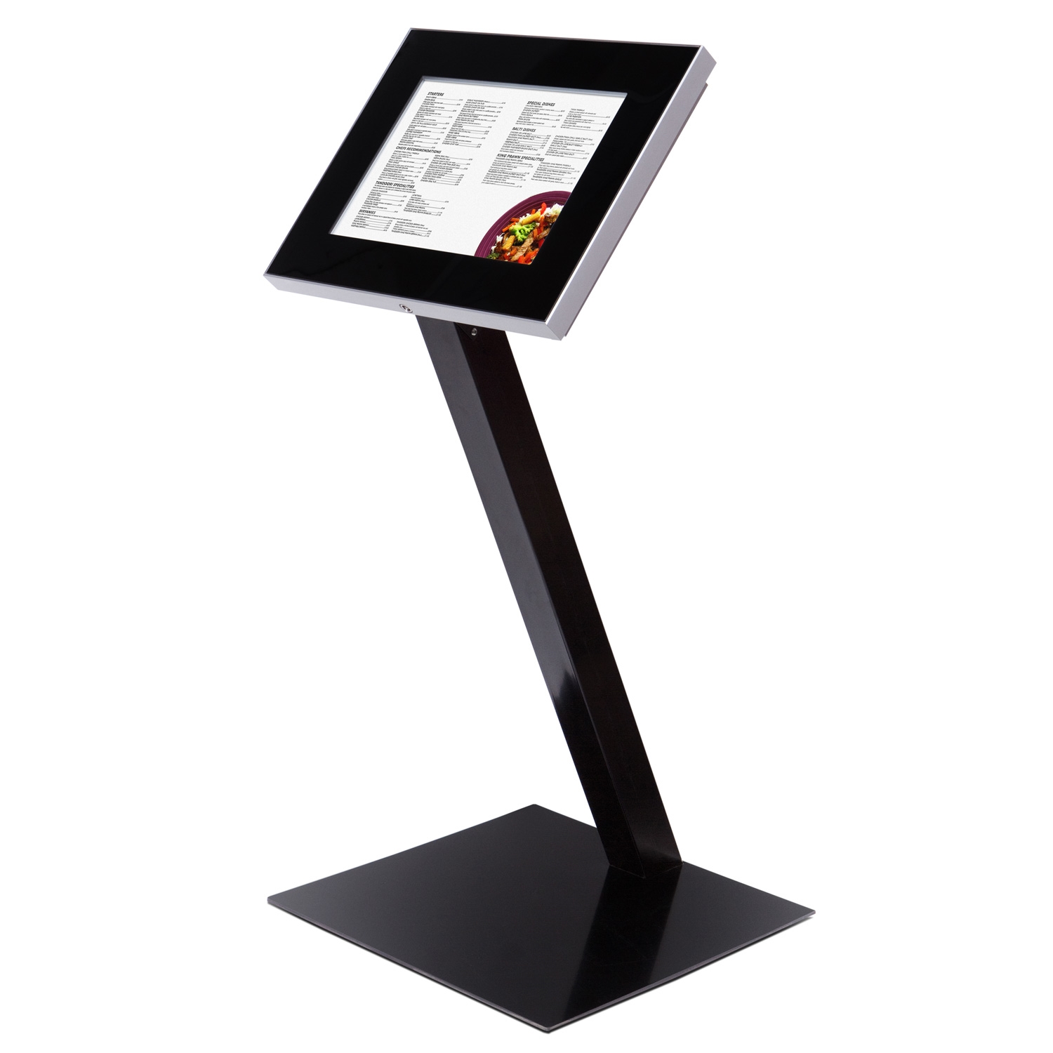 A3 Premium Menüständer mit Licht für den Außenbereich