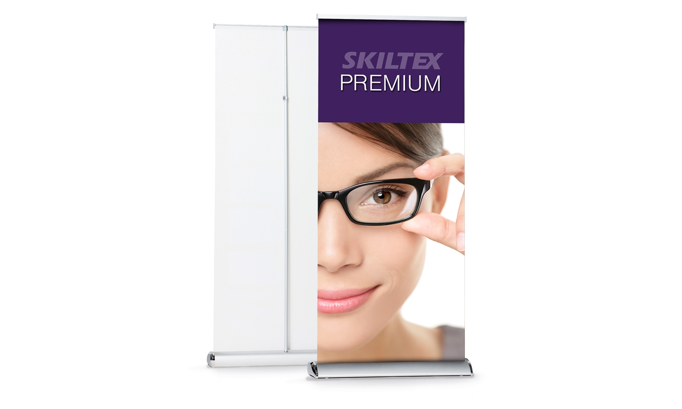 PREMIUM Roll Up Banner - inkl. Druck | Skiltex.de