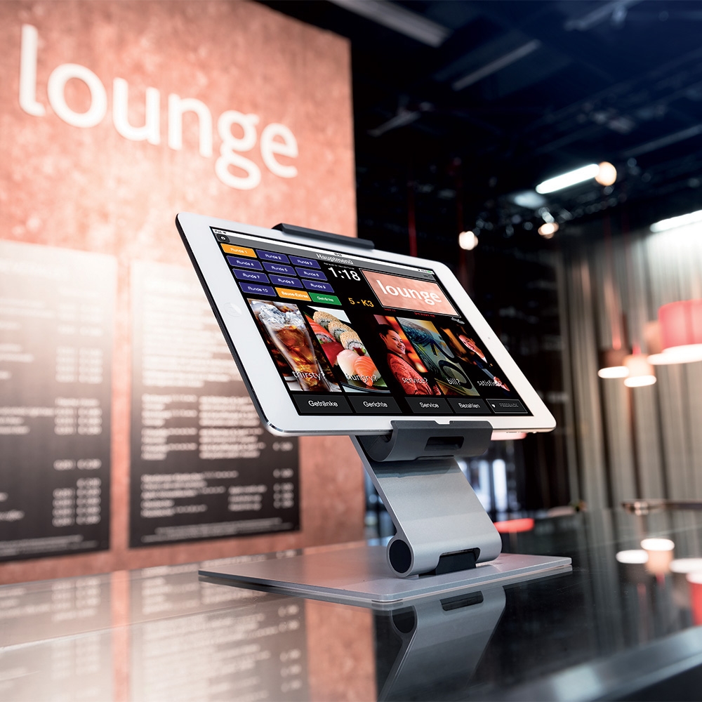 Durable Tablet-/iPad-Halter für den Tisch | Skiltex.de